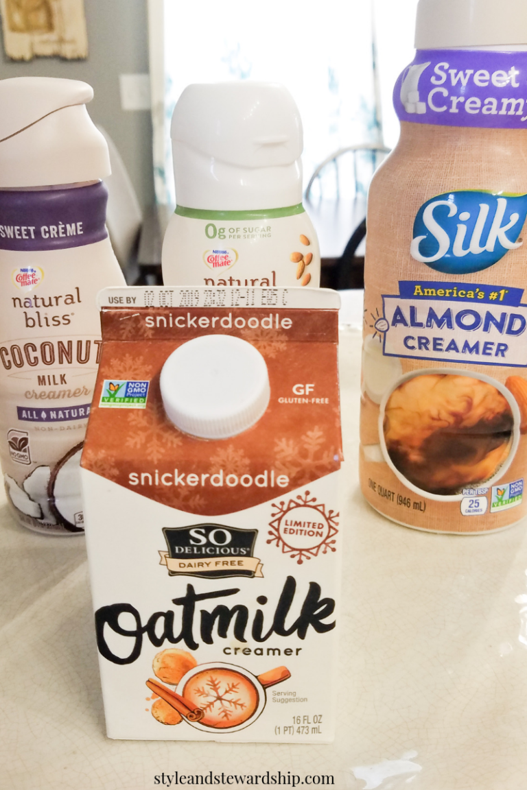 My Favorite Non-Dairy Coffee Creamers - Style & Stewardship