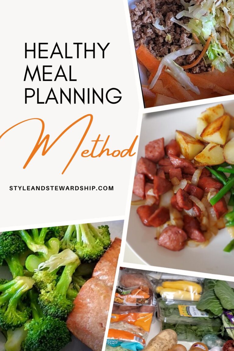Simplified Meal Planning - Style & Stewardship